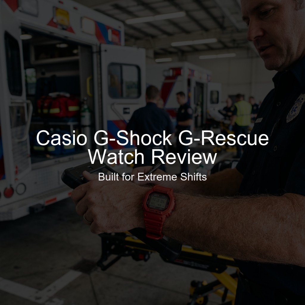 Casio G-Shock G-Rescue Watch Review: Built for Extreme Shifts | EMT ...
